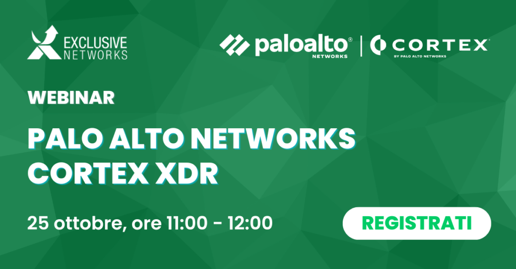 Palo Alto Networks | Cortex XDR - Exclusive Networks - Italy