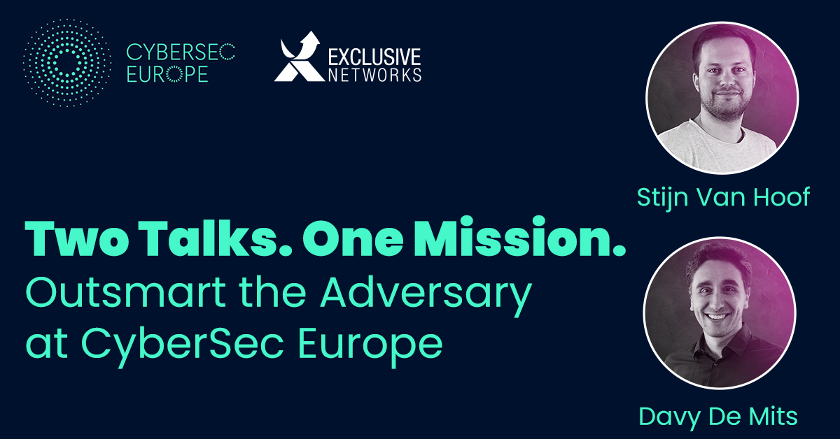 Two Talks. One Mission: Outsmart the Adversary at CyberSec Europe ...