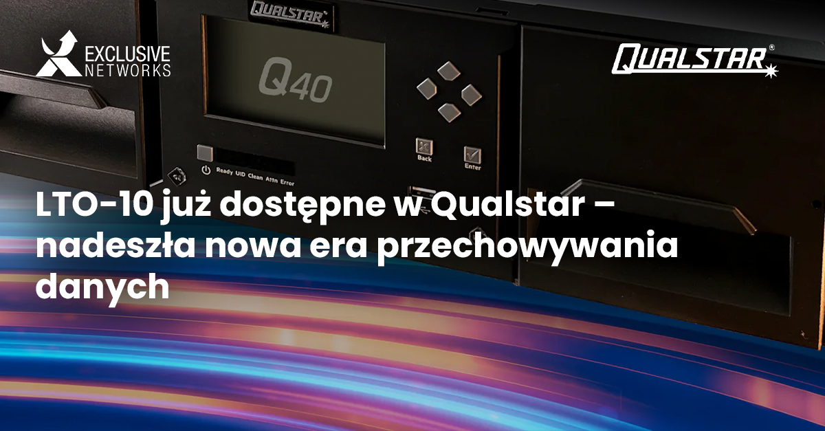 LTO-10 już dostępne w rozwiązaniach Qualstar | Exclusive Networks Poland