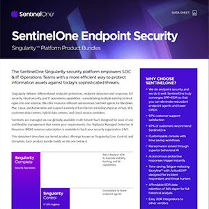 SentinelOne - Exclusive Networks - USA